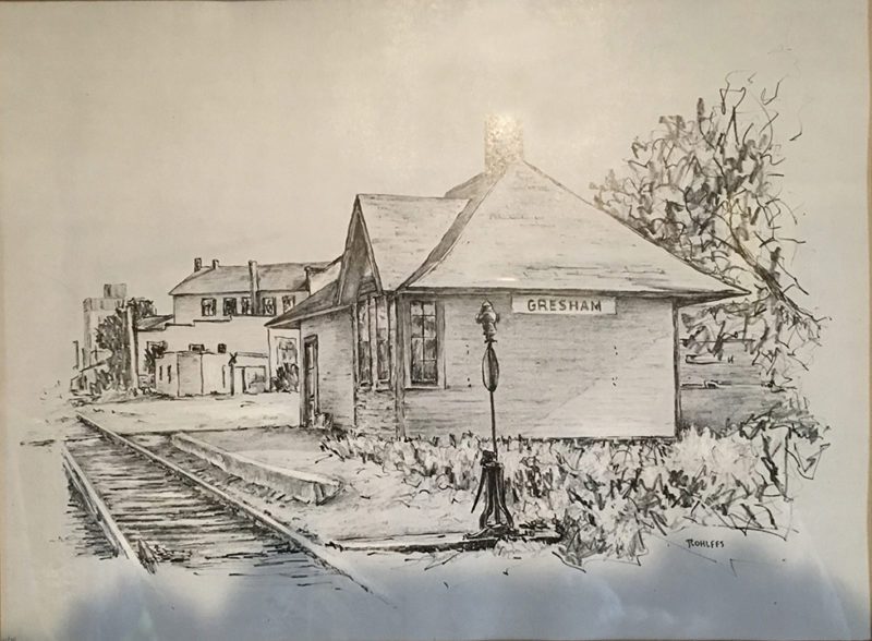 Village History - Village of Gresham - Timeline of Events